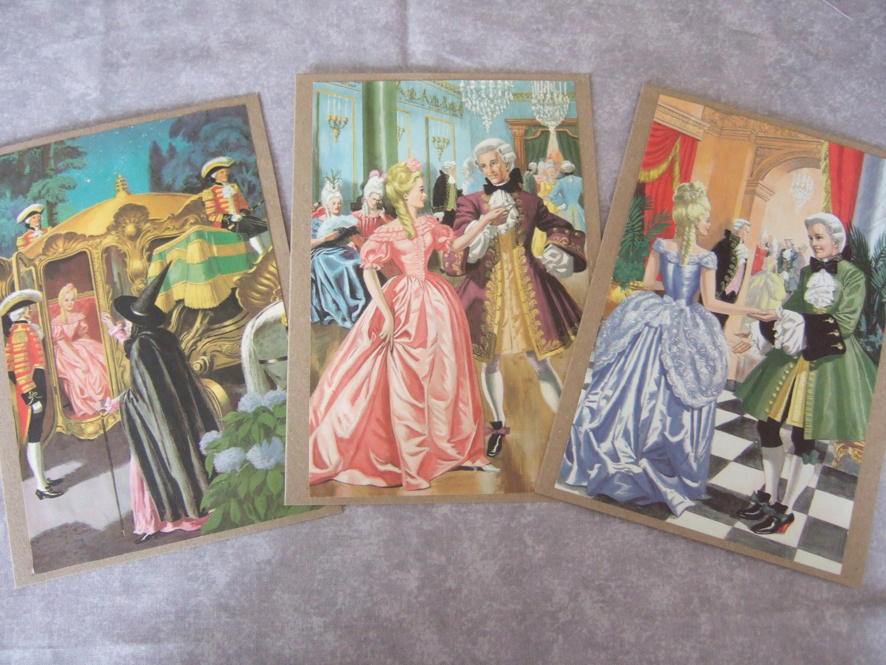 Handmade Vintage Ladybird Book Illustration Greetings Cards cinderella ...