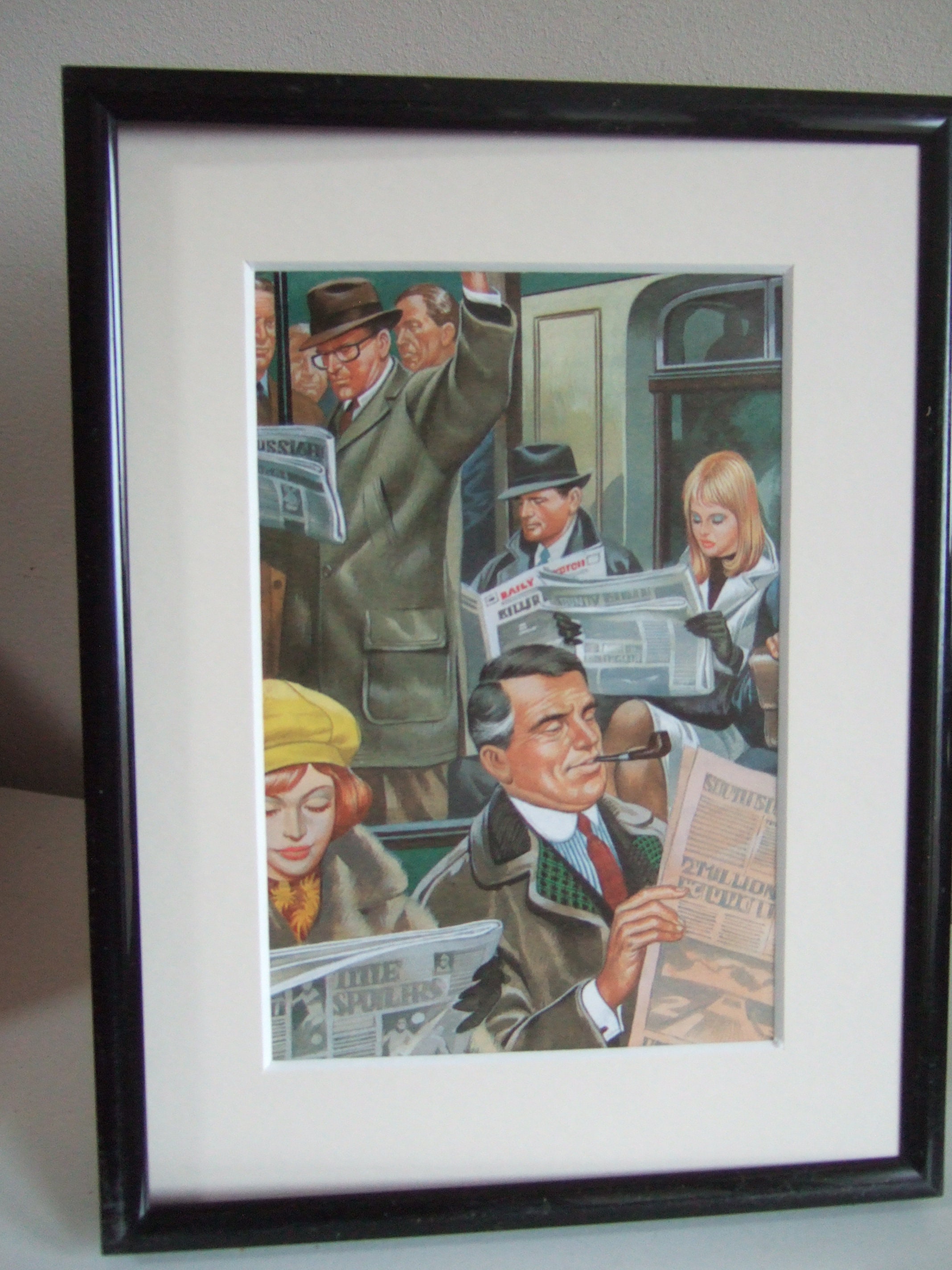 Vintage Mounted Print From Old Ladybird Book the Story of Newspapers ...