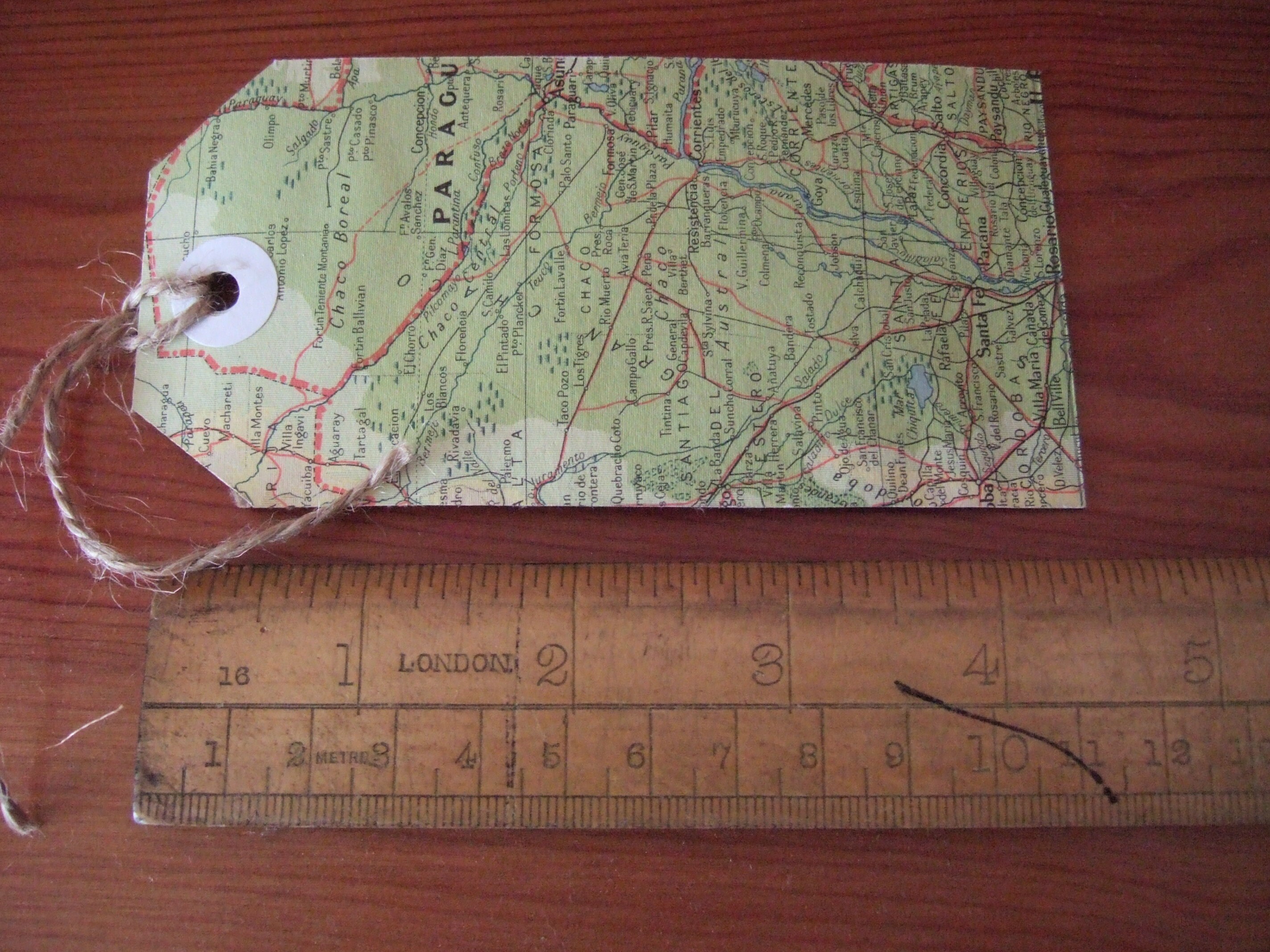 Handmade Old Map Gift Tags, Old Maps Gift Labels, Upcycled Maps Gift ...