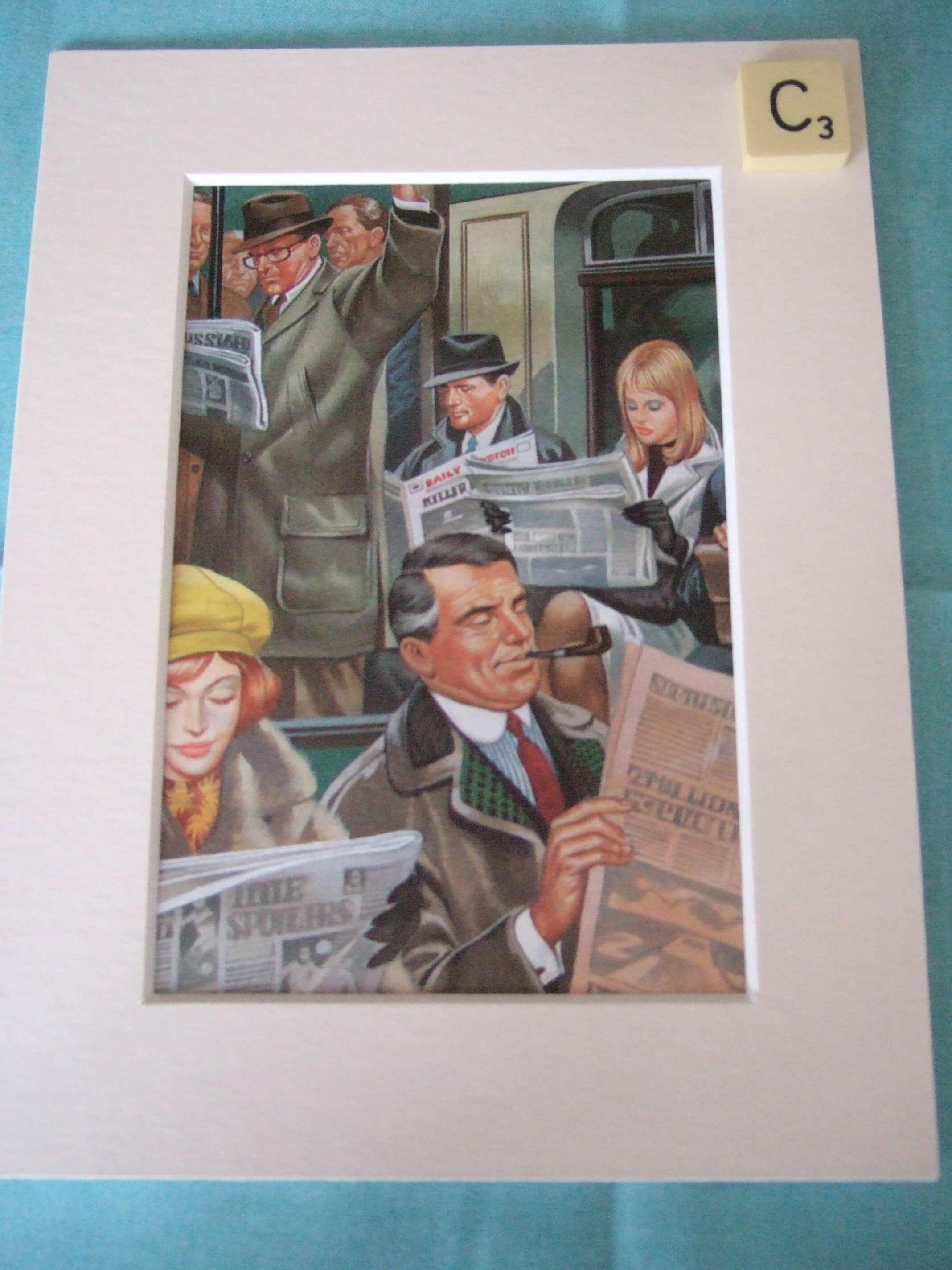 Vintage Mounted Print From Old Ladybird Book the Story of Newspapers ...