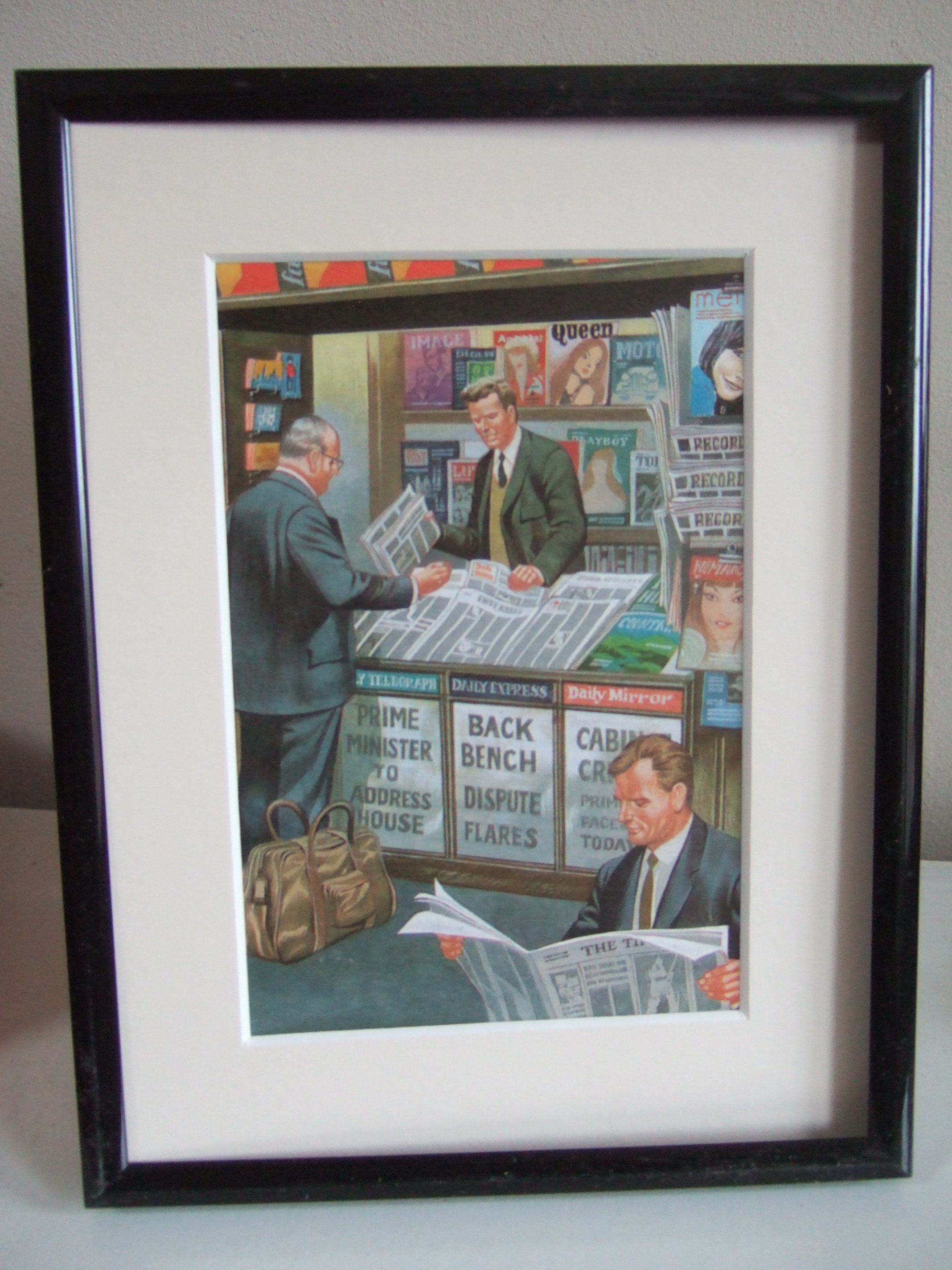 Vintage Mounted Print From Old Ladybird Book the Story of Newspapers ...