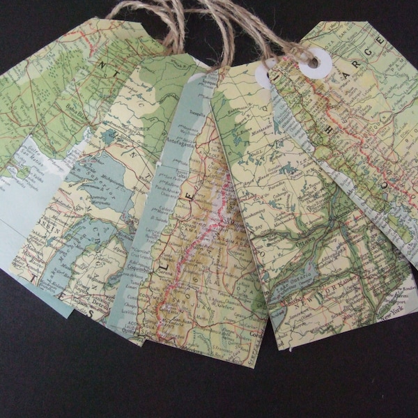 Upcycled Maps - Etsy