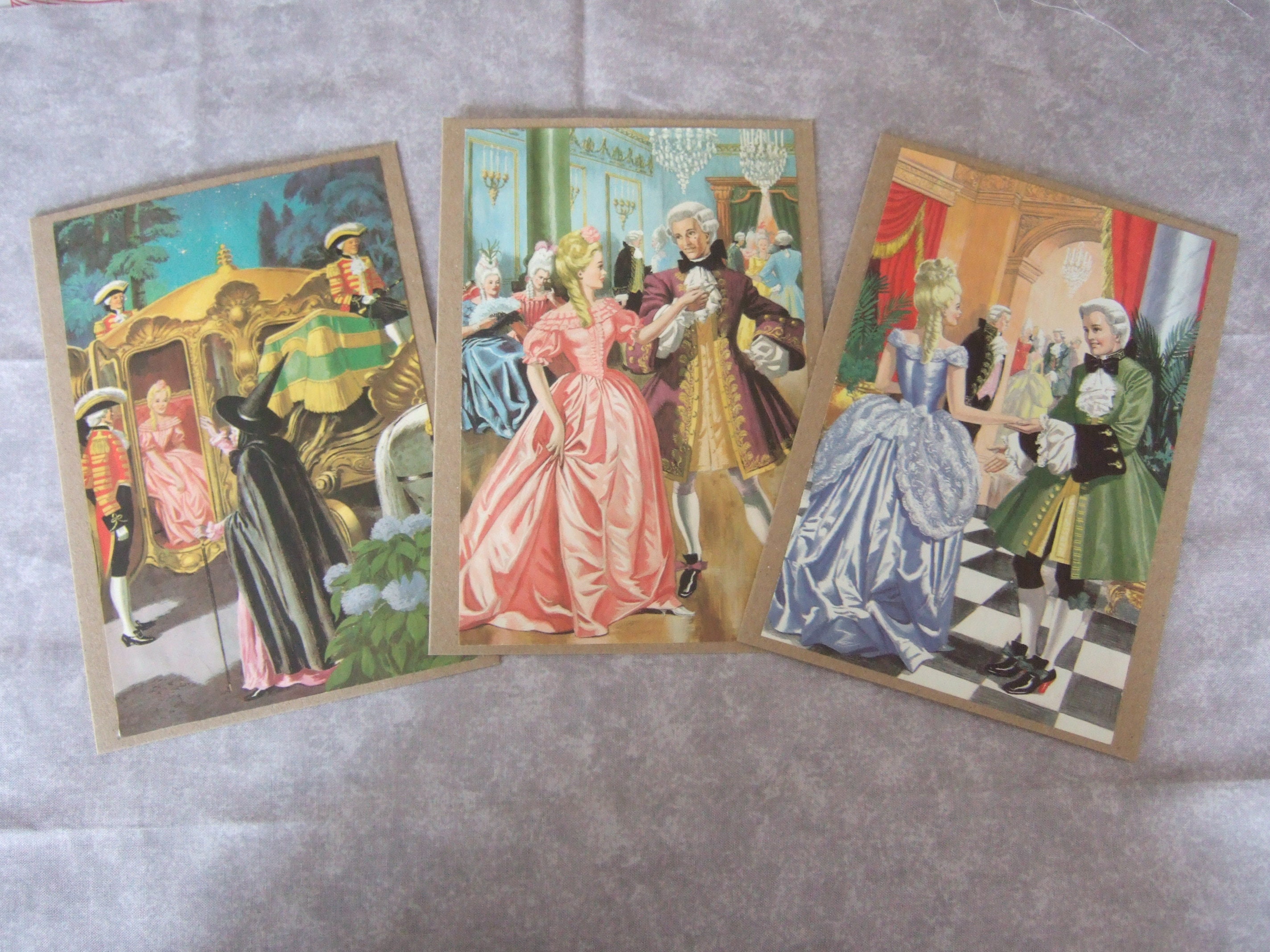 Handmade Vintage Ladybird Book Illustration Greetings Cards cinderella ...