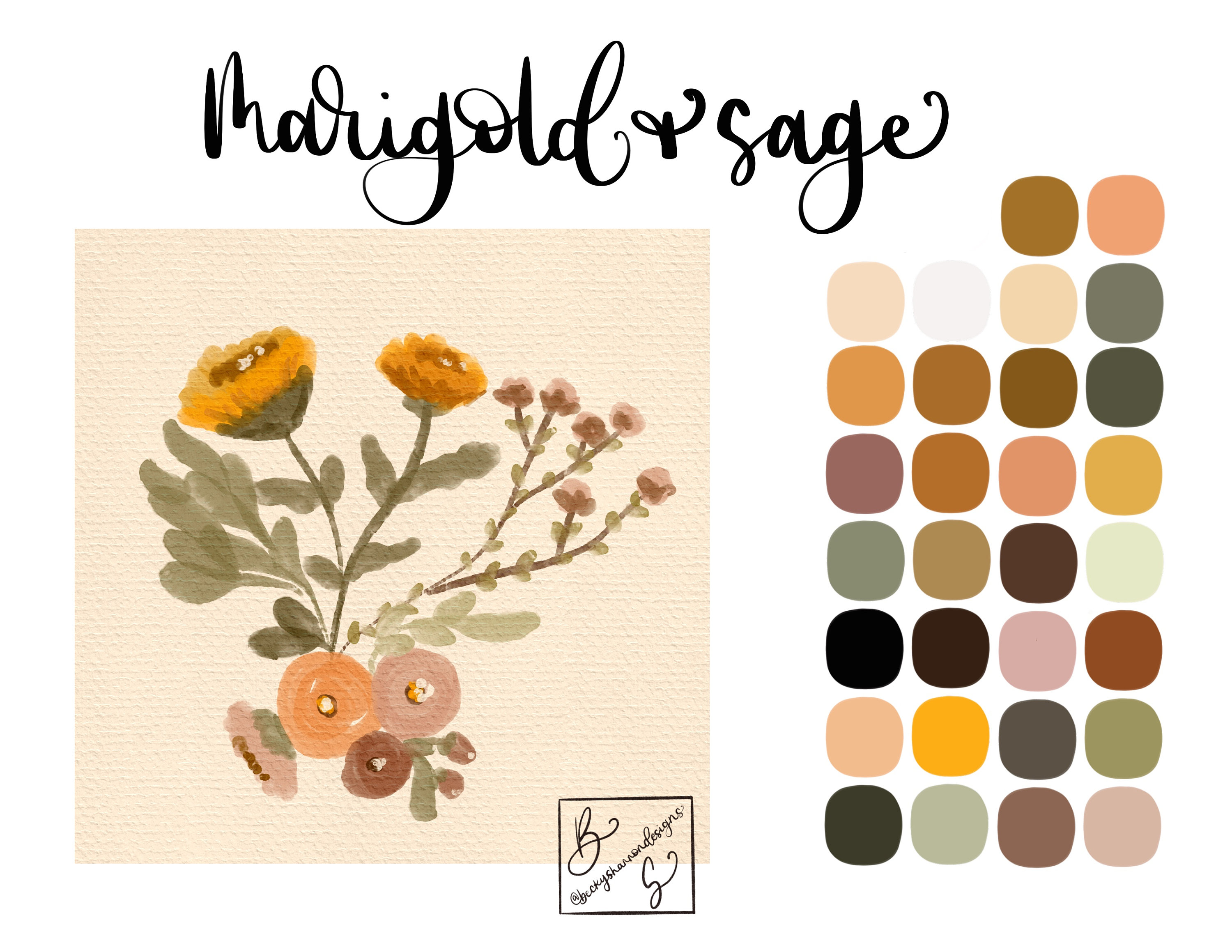 Marigold Color Scheme