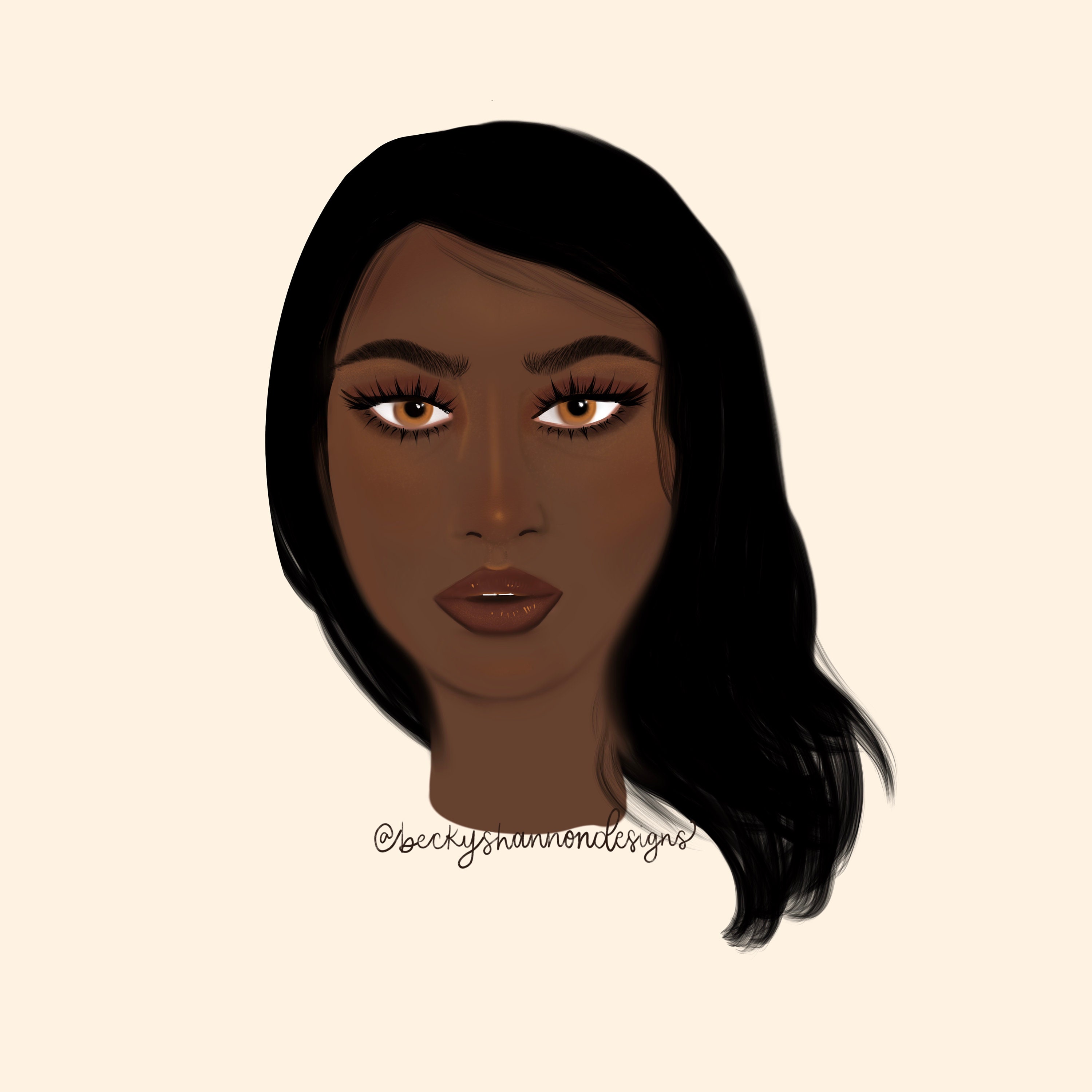 Fierce Dark Tones Color Palette for Procreate | Instant Digital ...