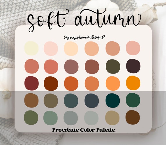 Soft Autumn Color Palette