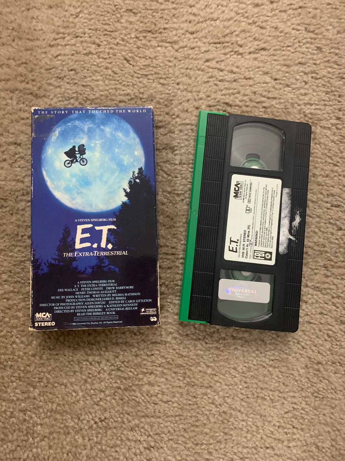 E.T the Extra Terrestrial VHS Tapes | Etsy