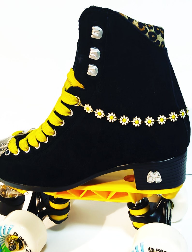 Roller Skate Gold Plated Daisy Chain/roller Skate - Etsy