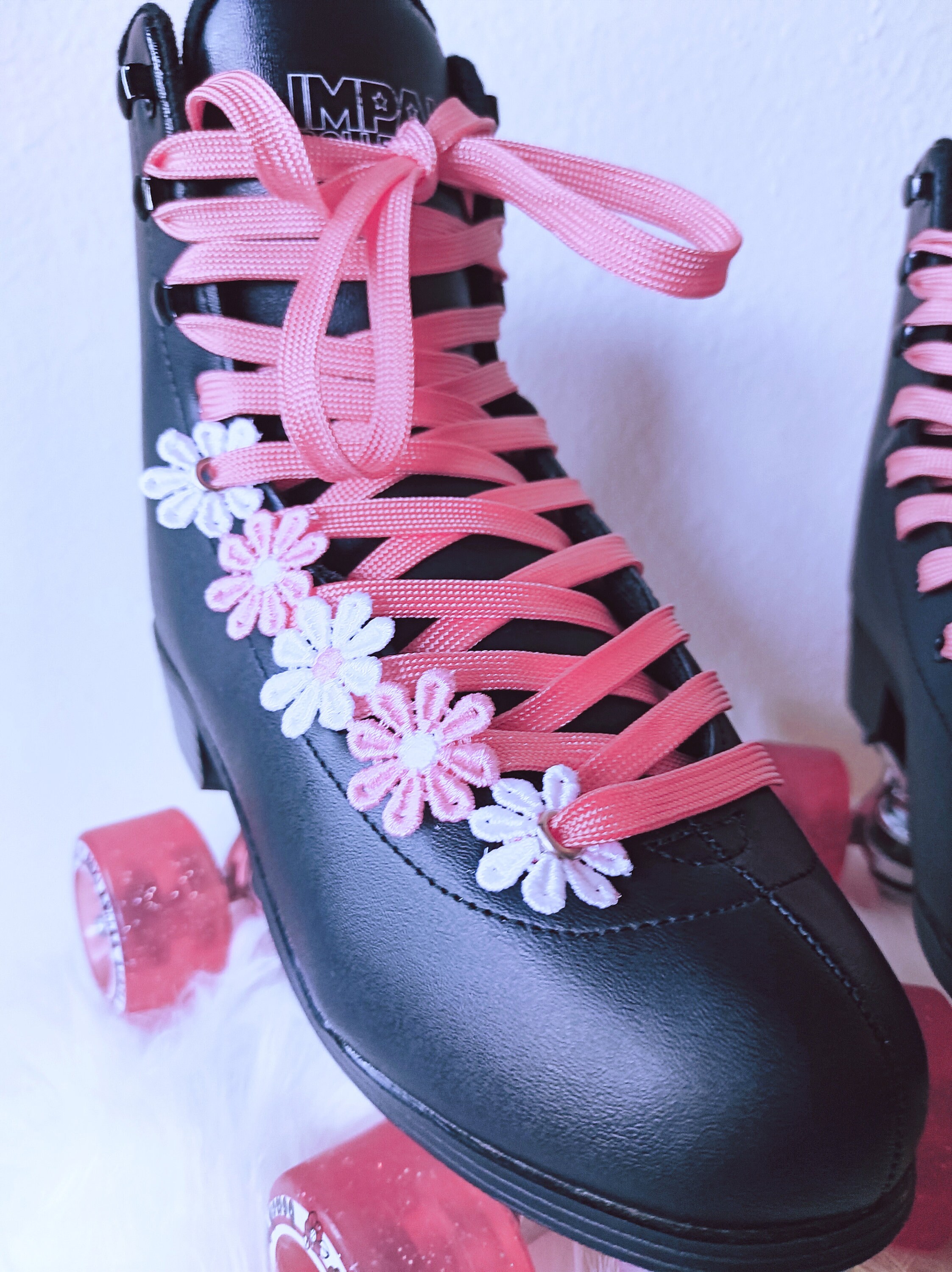 Daisies Roller Skate Accessories/flower Shoe Lace Accesory/roller Skate ...
