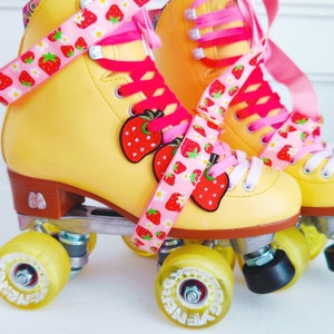 Strawberries & Daisies Roller Skate Leash With D Rings/adjustable/yoga ...