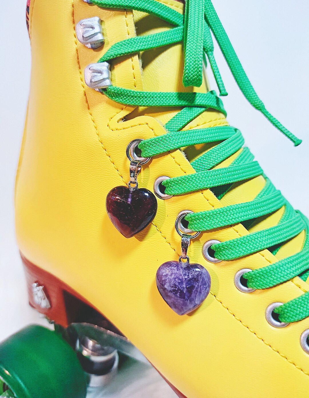 Lage Amethyst Quartz Crystal Roller Skate Charm/roller Skate ...