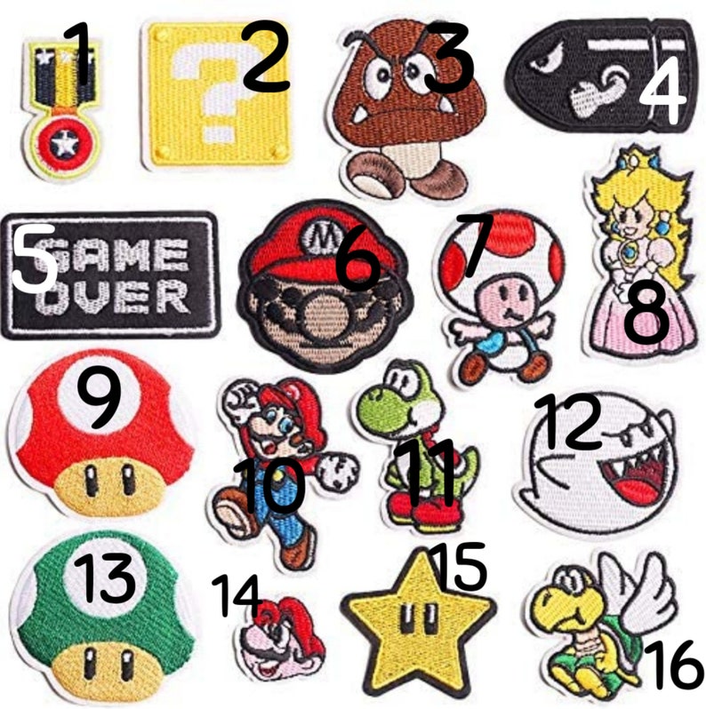 Super Mario Roller Skate Accessories/ Nintendo Roller Skates | Etsy