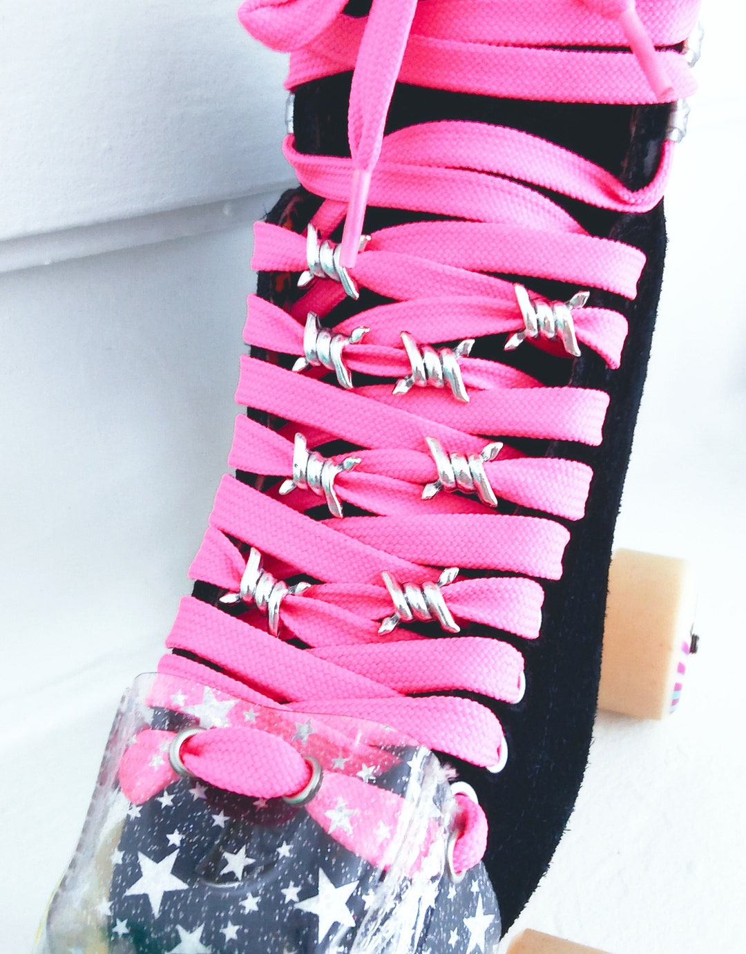 Barbwire Lace Charms, Roller Skate Accessories, Shoelace Charms - Etsy