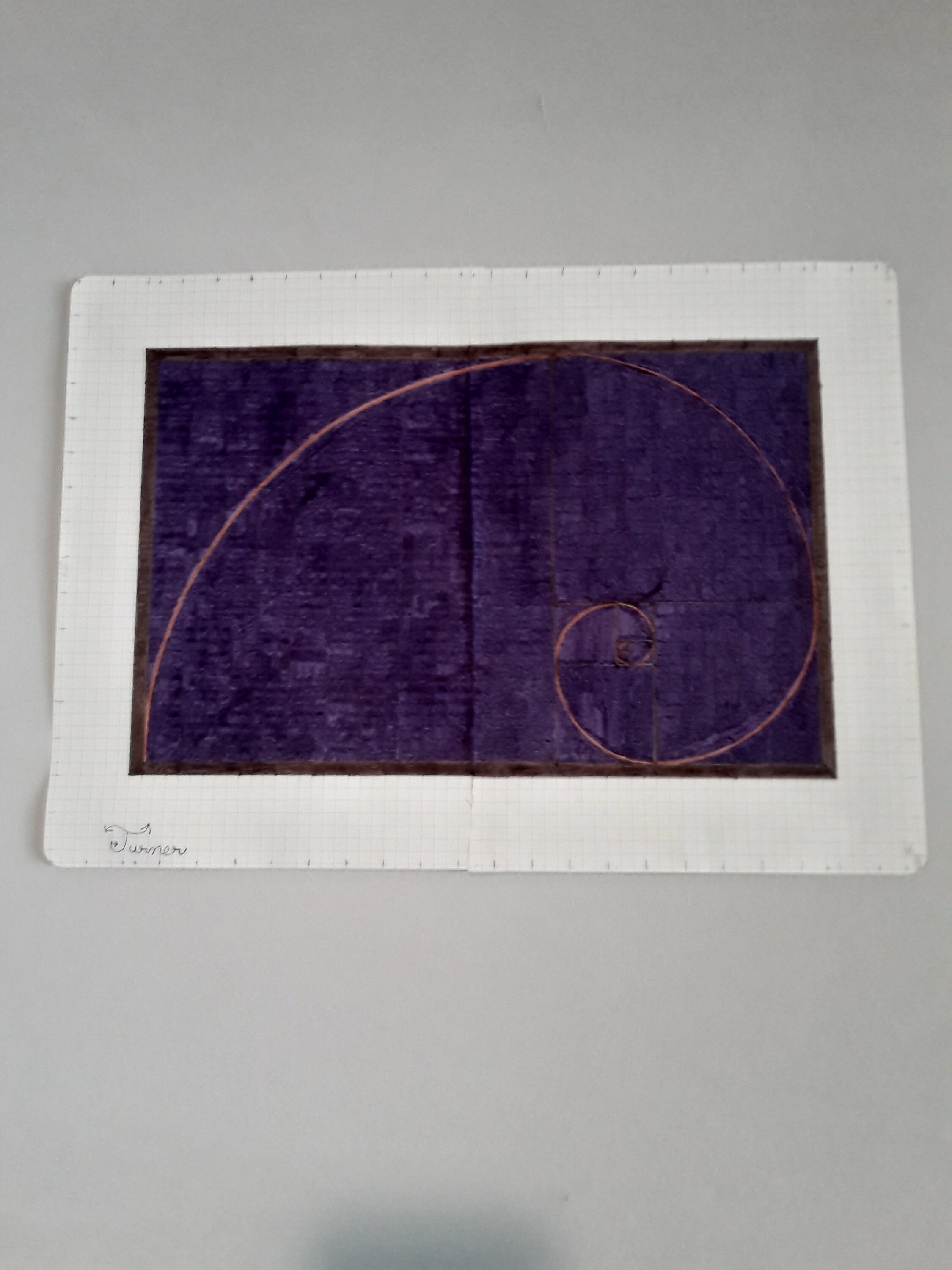 Fibonacci Sequence | Fibonacci Wall Art | Office Room Art | Handmade ...