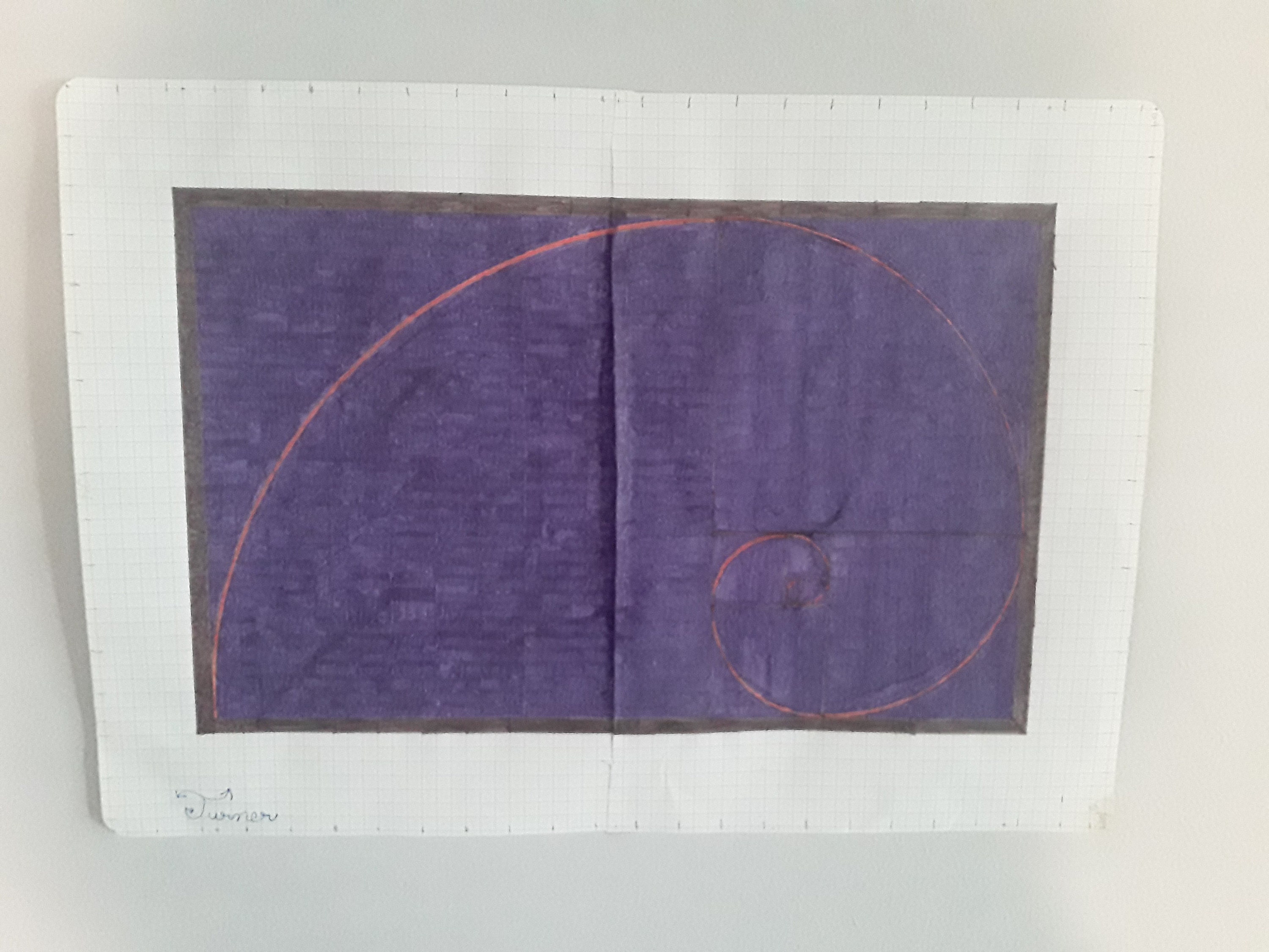 Fibonacci Sequence | Fibonacci Wall Art | Office Room Art | Handmade ...