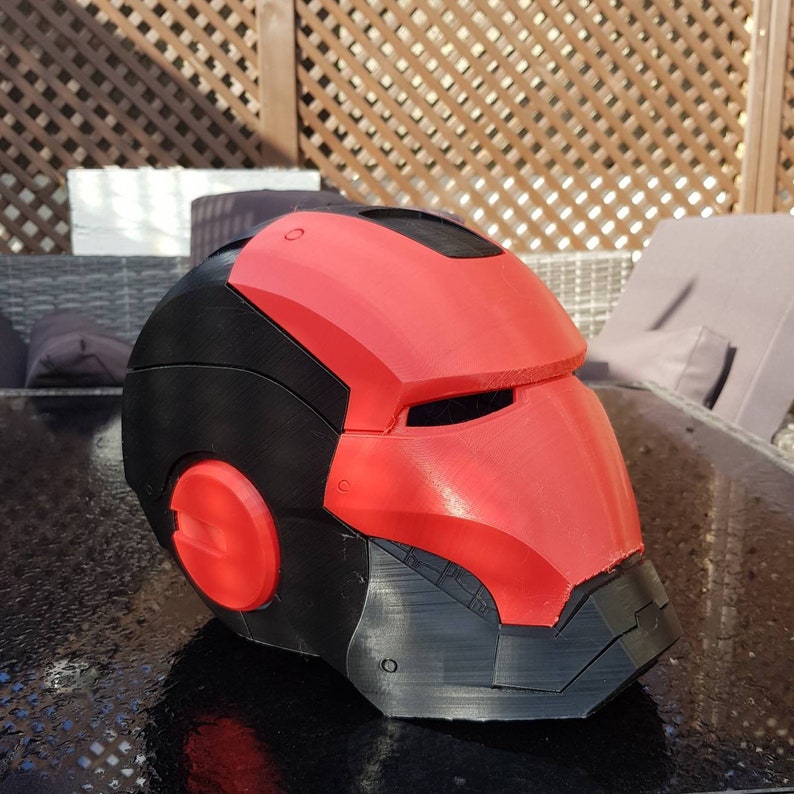 Iron Man Mk3 Inspired Wearable 3d RAW Printed Helmet - Etsy