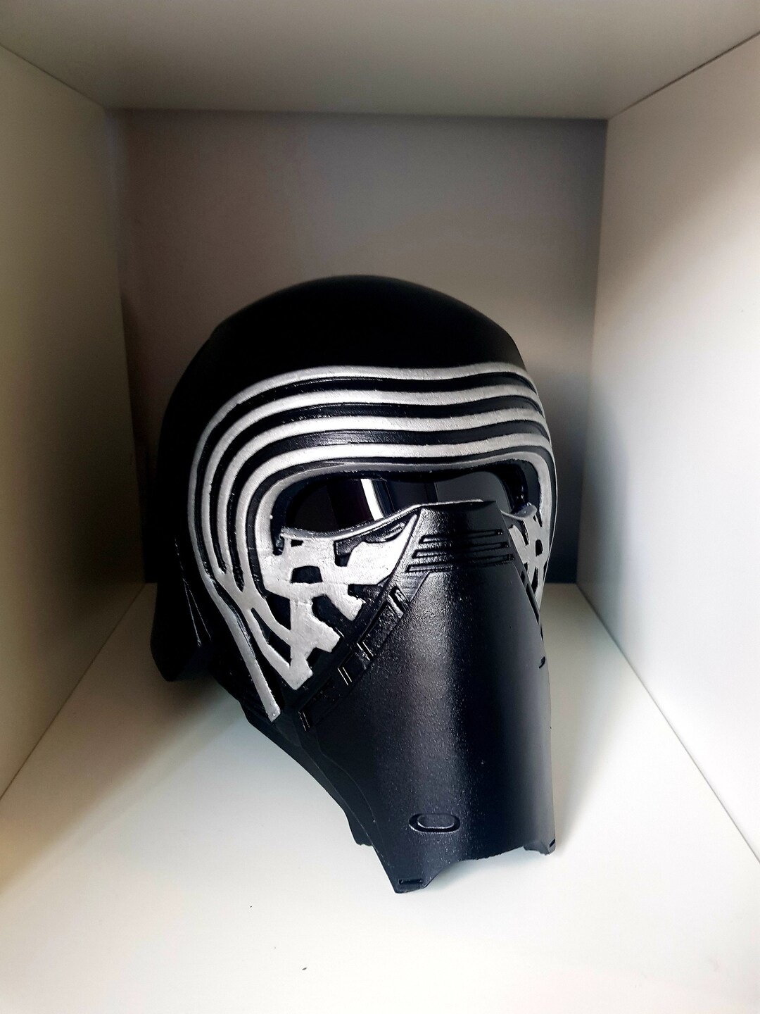 Kylo Ren Helmet 3d Printed Custom Sized - Etsy