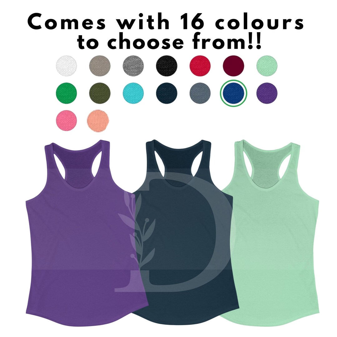 Editable Next Level 1533 Colour Chart for Canva, Next Level 1533 Tank ...