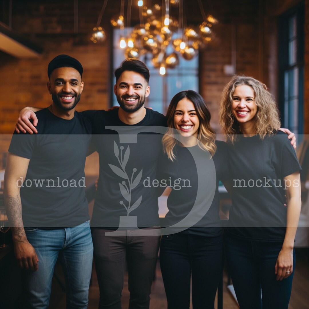 Group Mockups, News Years Eve Mockups, Party Mockups, Bella and Canvas ...