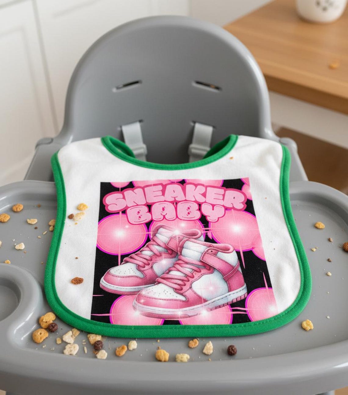Pink Sneaker Baby PNG: Watercolor Cartoon Design (digital Download) - Etsy