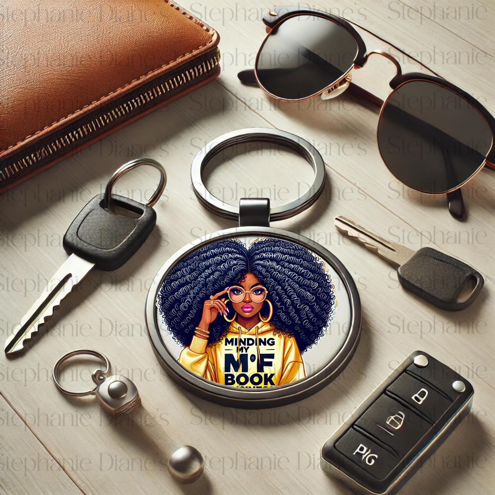 Afrocentric Book Lover PNG: Black Girl Art, Curly Hair (digital ...