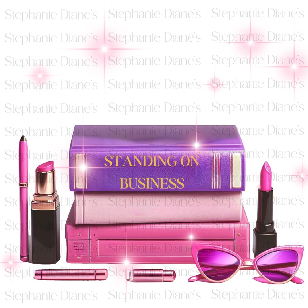 Pink Standing on Business Clipart: Boss Chic PNG (digital Download) - Etsy