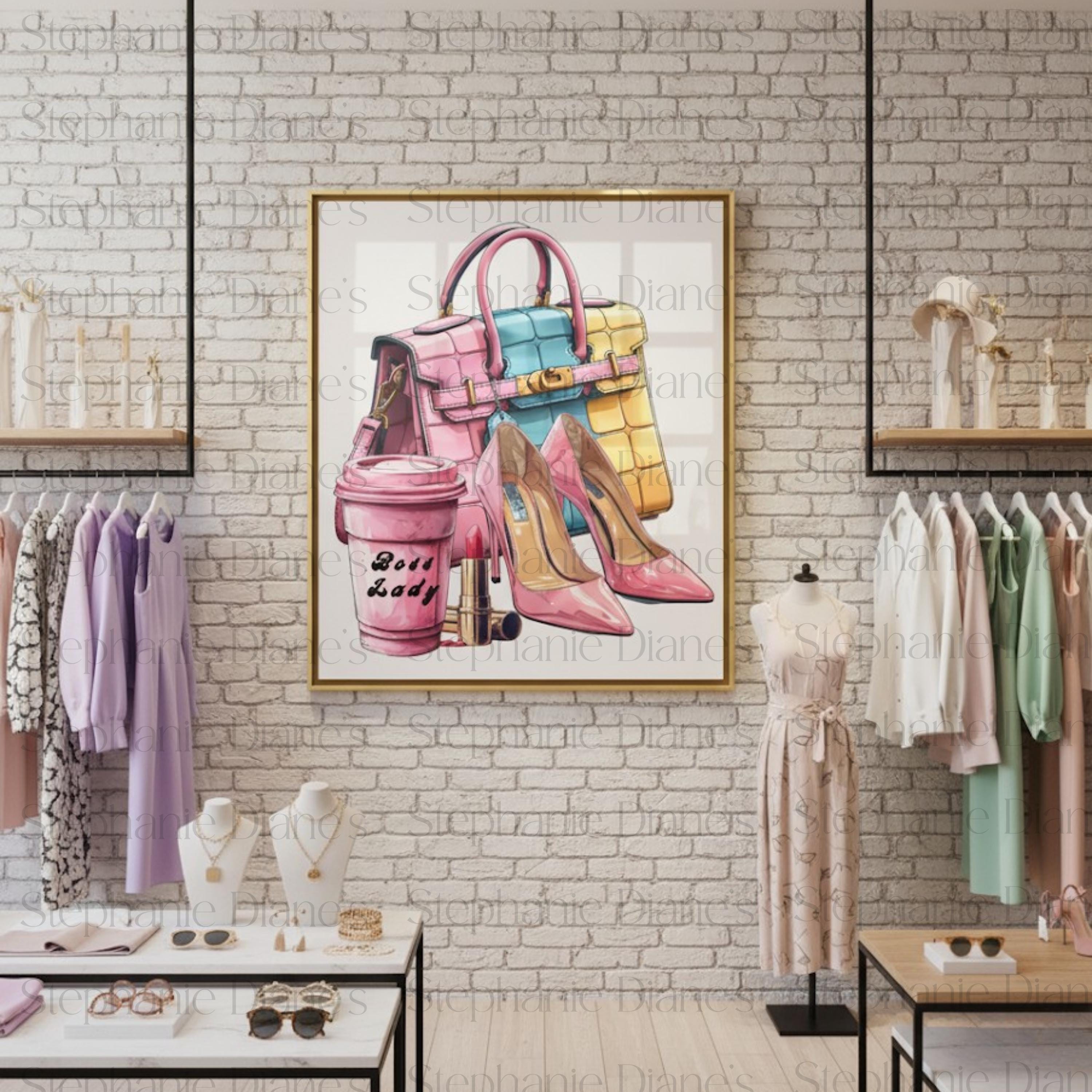 Pink Boss Lady Clipart: Fashion PNG (digital Download) - Etsy