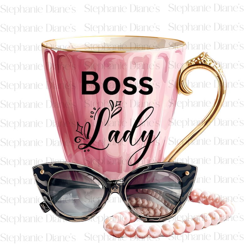 Girly Boss Clipart - Etsy