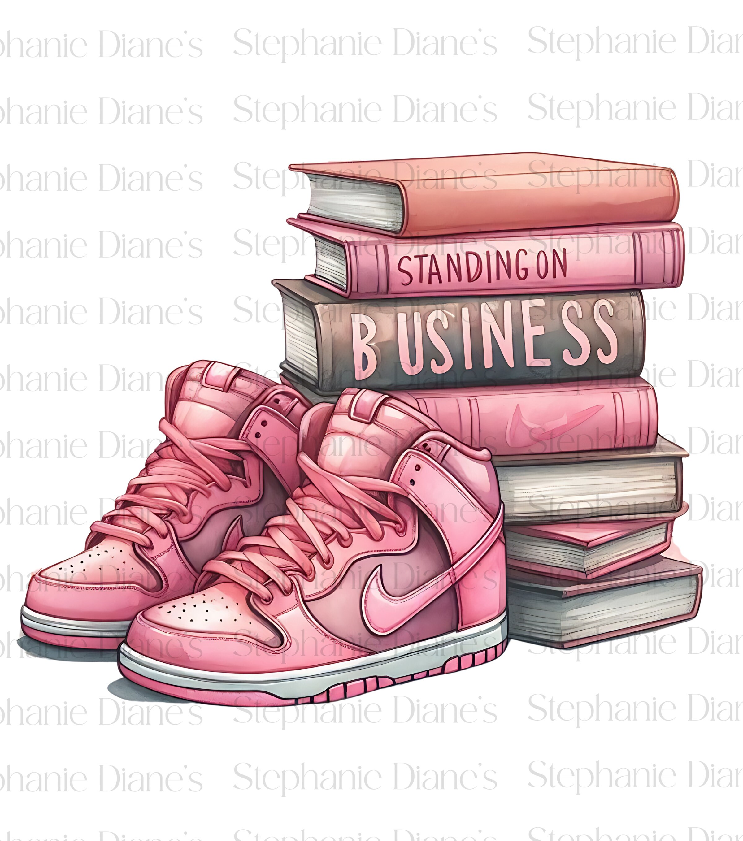 Pink Sneaker PNG, Standing on Business, Cartoon Design,png, Digital ...