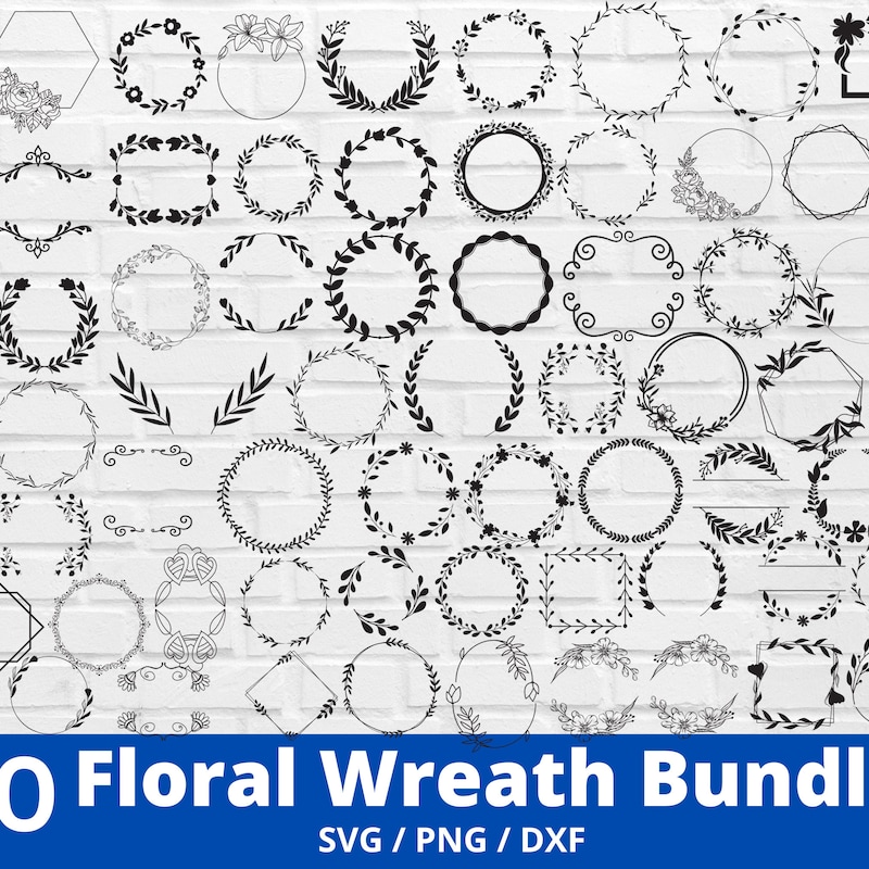 Floral Wreath - Etsy