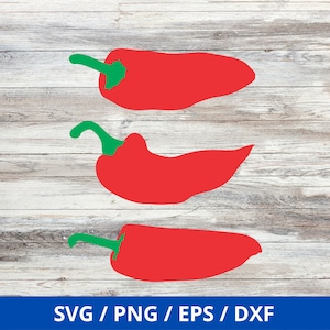 Chili Pepper SVG Files, Hot Red Pepper Svg | Red Pepper SVG Cut File ...