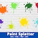 Paint Splatter Party Cups Art Party Cups Painting Cups - Etsy