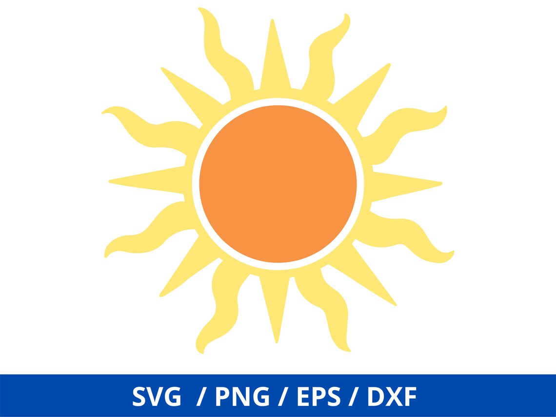 Sun SVG, Sun Cut File, Sun Clipart, Sunshine Svg, Summer Svg, Digital ...