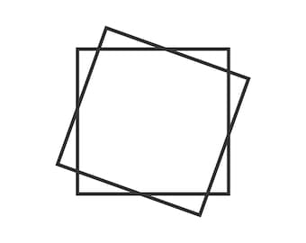 Geometric Square Svg | Etsy
