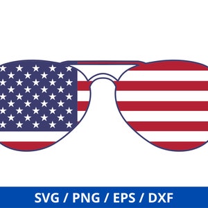 Patriotic Sunglasses Svg, Flag Sunglasses Svg, American Glasses Svg ...