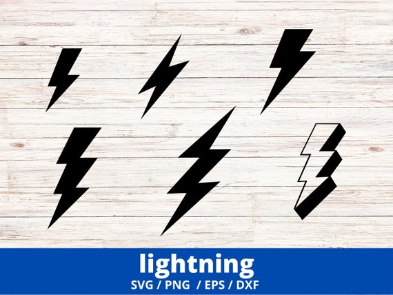 Lightning Svg Bundle Lightning Bolt Svg Flash Svg Lightning - Etsy ...