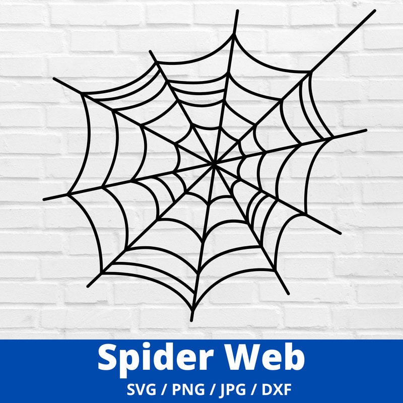 Spider Web Svg - Etsy