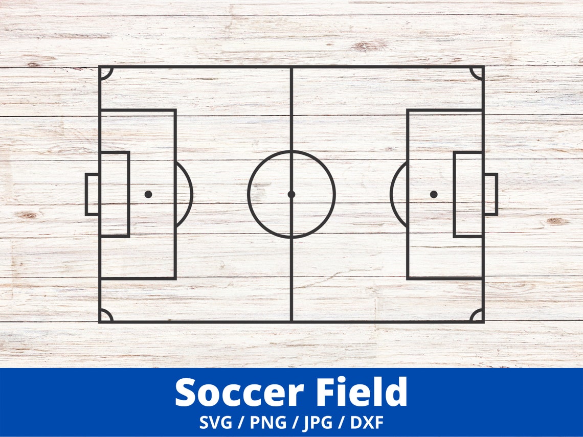 Soccer Field SVG Football Field Cut Files Soccer SVG Vector - Etsy
