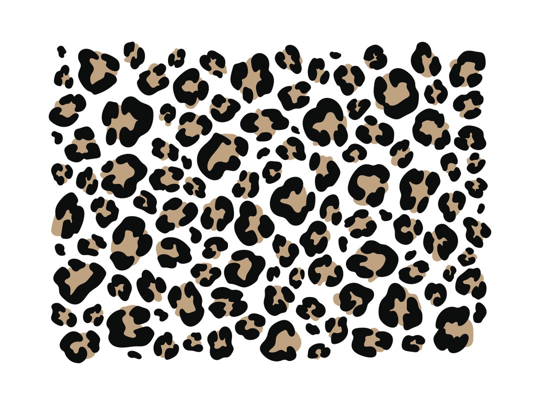 Leopard Print Pattern Svg, Leopard Pattern Svg/animal Print Svg/animal ...