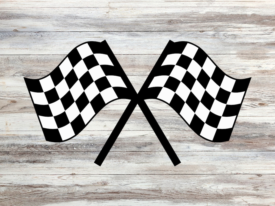 Racing Flags Svg Checkered Flag Svg Racing Svg Start Flags - Etsy
