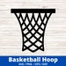 Basketball Hoop SVG, Basketball Hoop Png, Basketball SVG Cut Files ...