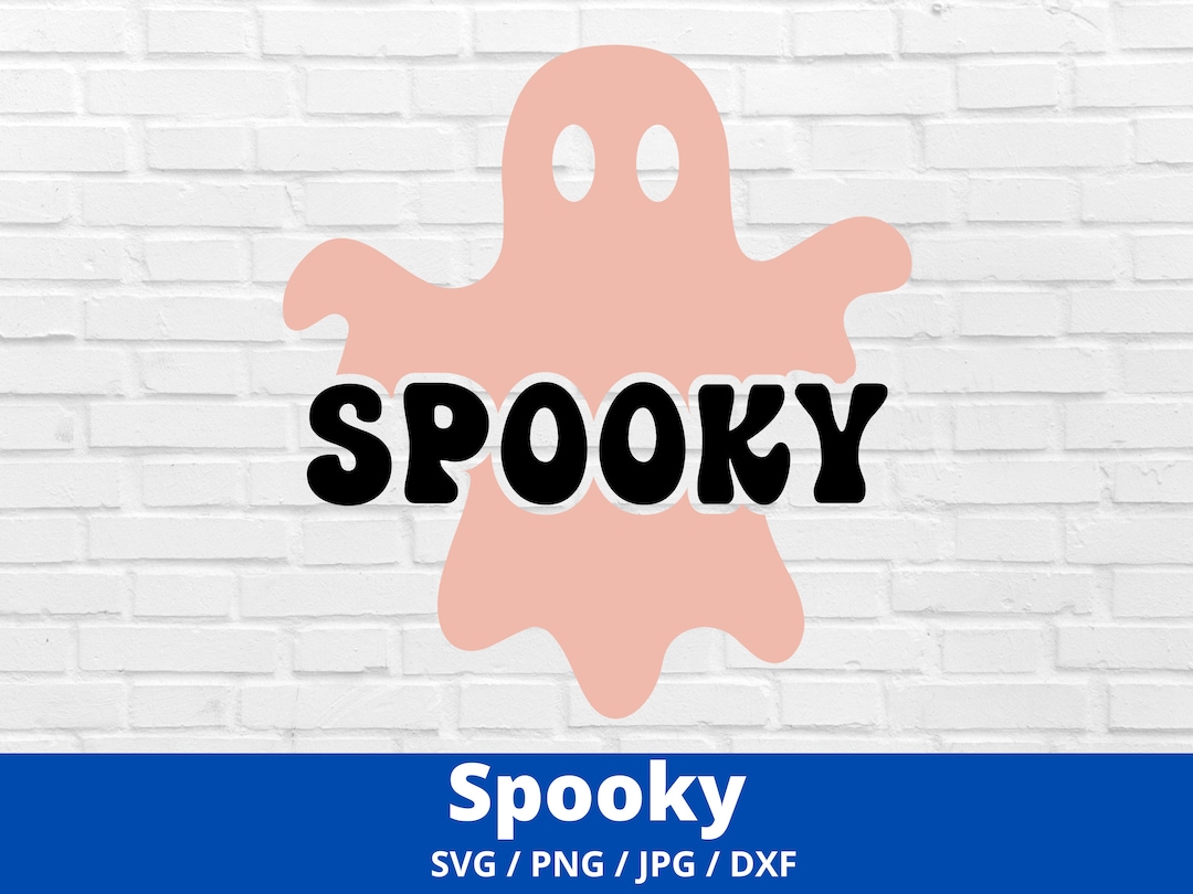 Spooky Svg, Halloween Png, Fall Svg, Retro Svg - Etsy