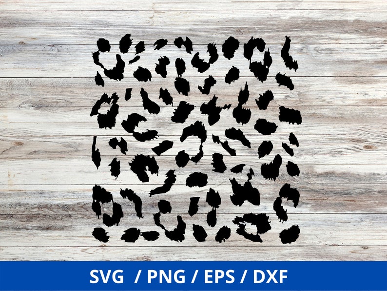Leopard Print Pattern Svg leopard Print Svg Repeating - Etsy