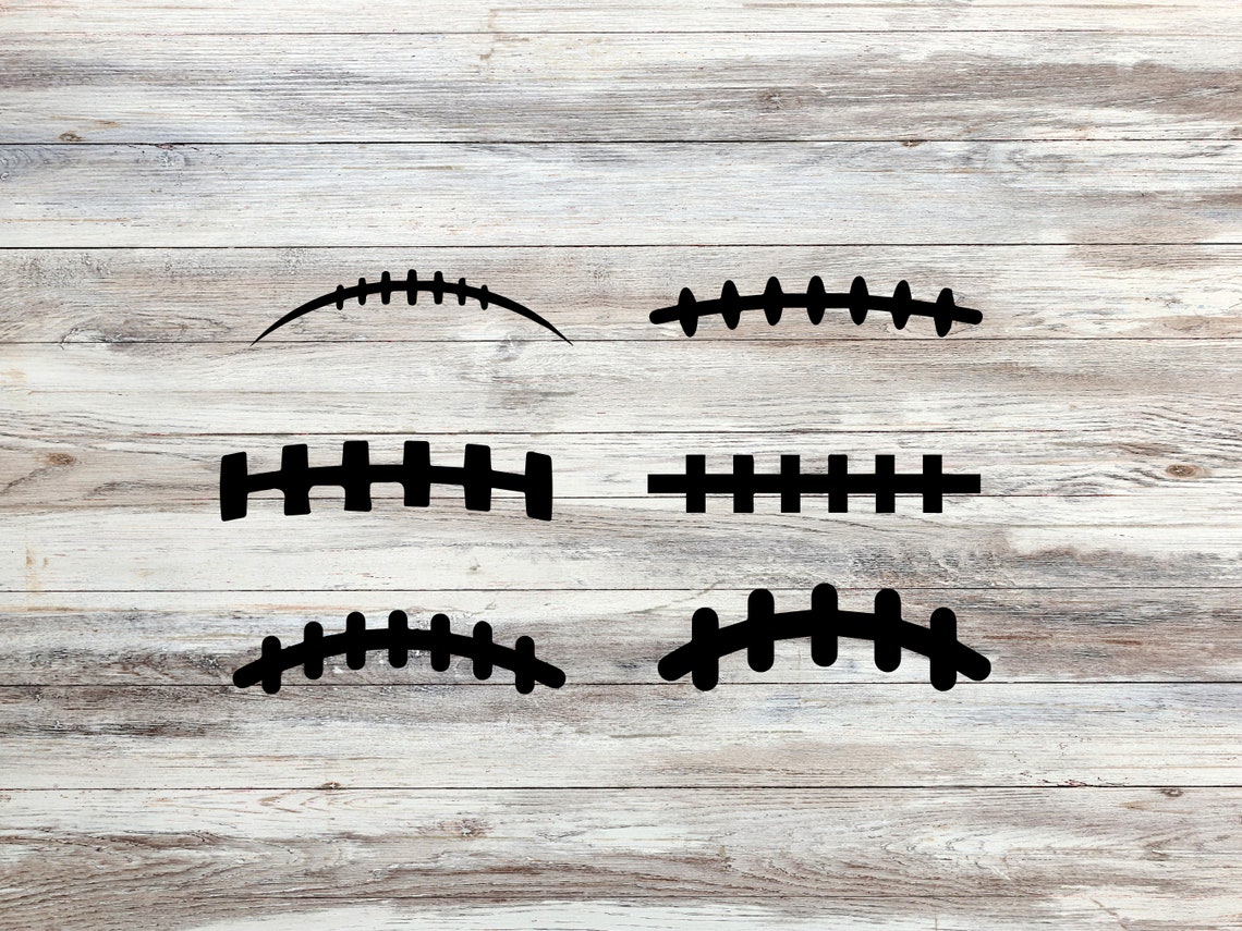 Football Laces Svg Bundle, Football Silhouette Svg, Football Svg ...