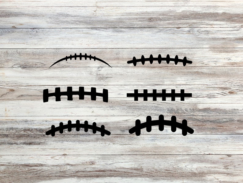 Football Laces Svg Bundle Football Silhouette Svg Football - Etsy