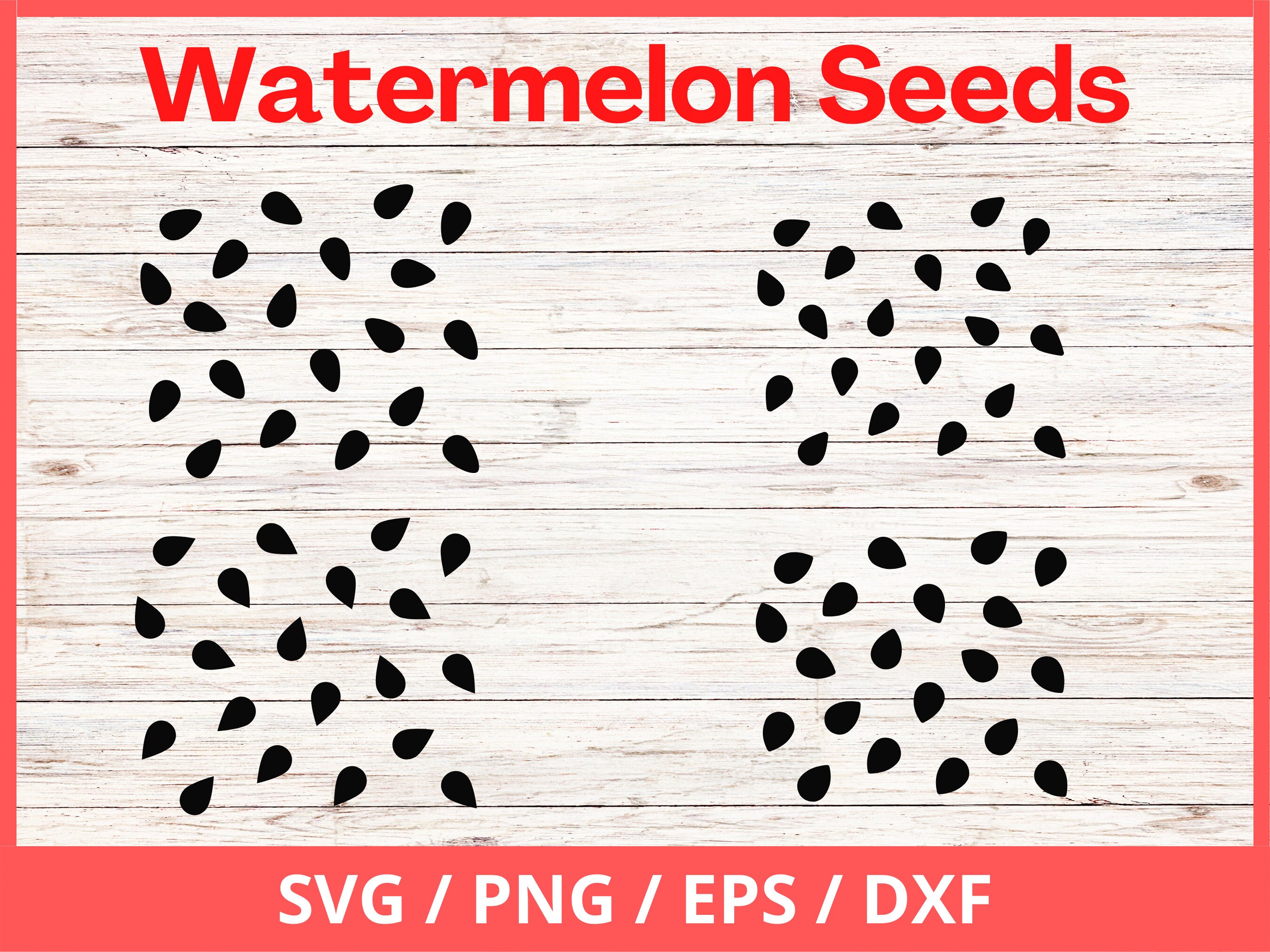 Watermelon Seeds SVG, Watermelon Svg, Watermelon Seeds, Seeds Svg ...