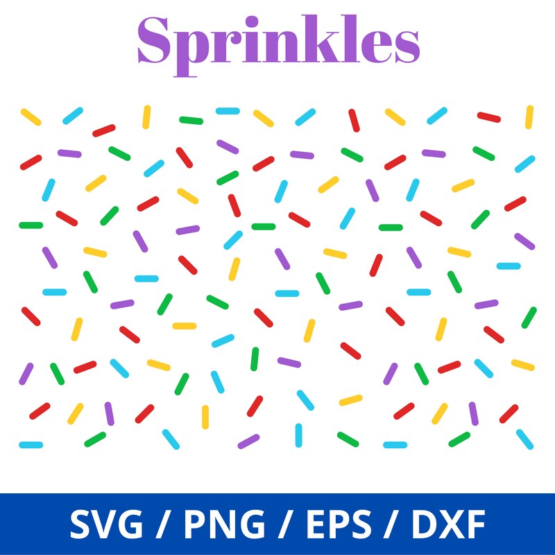 Sprinkles Svg - Etsy