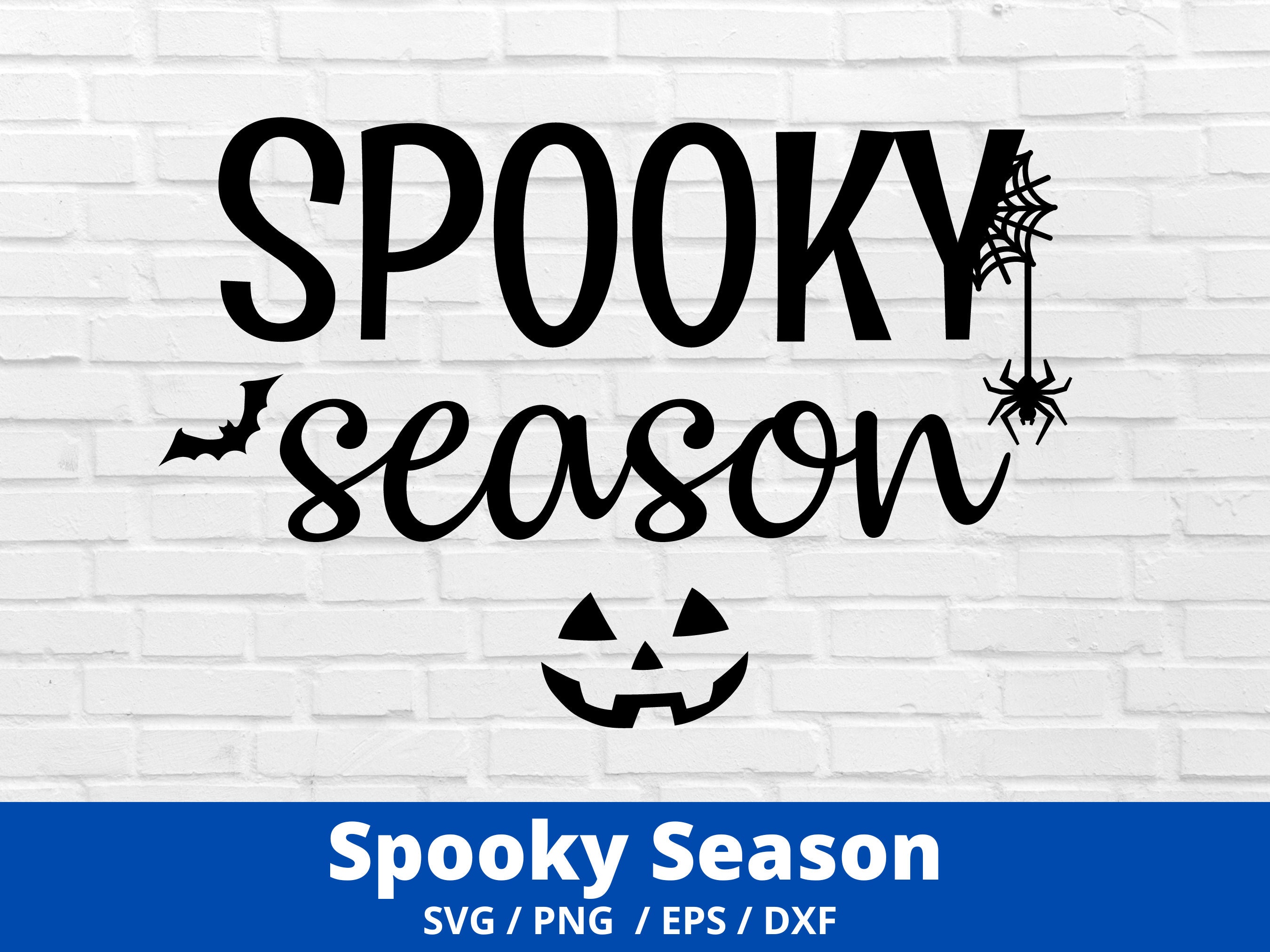 Spooky Season Svg Halloween Svg Halloween Sign Svg - Etsy