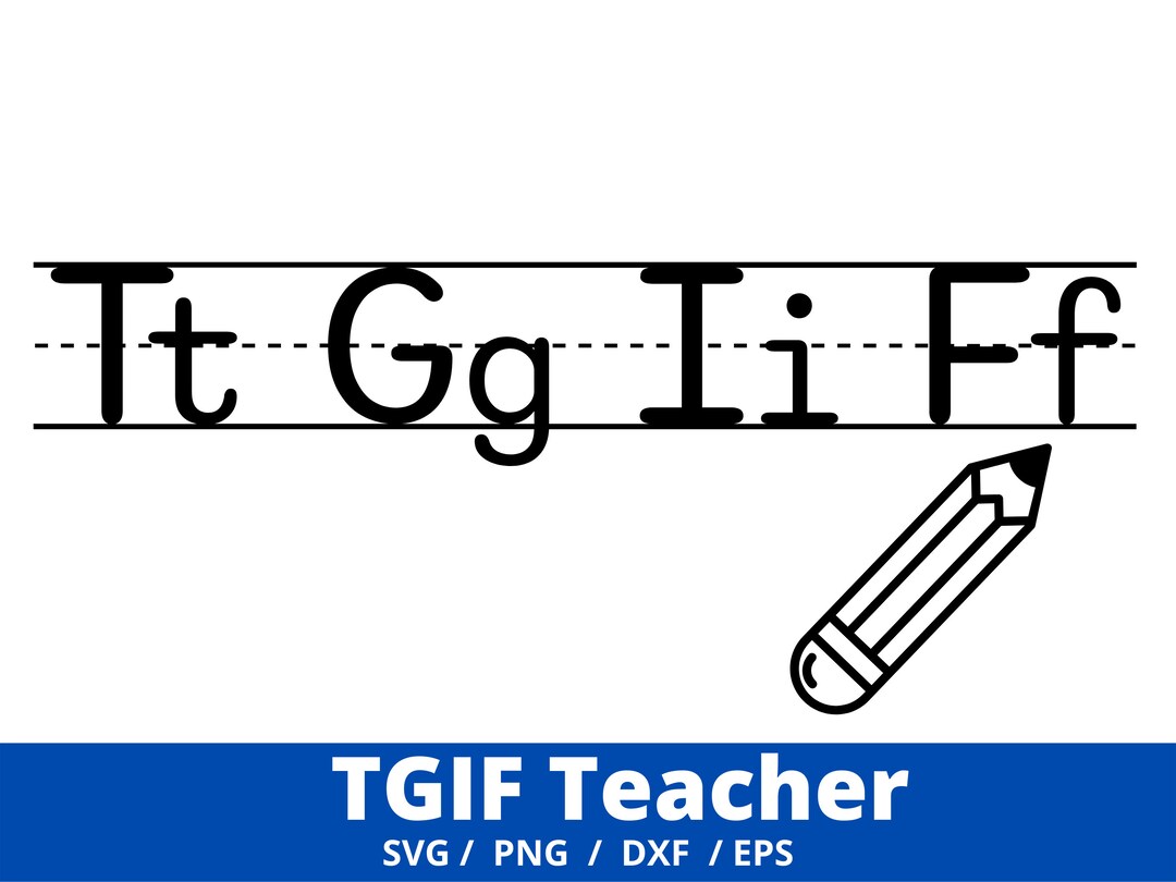TGIF Teacher Svg,tgif Svg, Teacher Svg,back to School,kids Svg,school ...