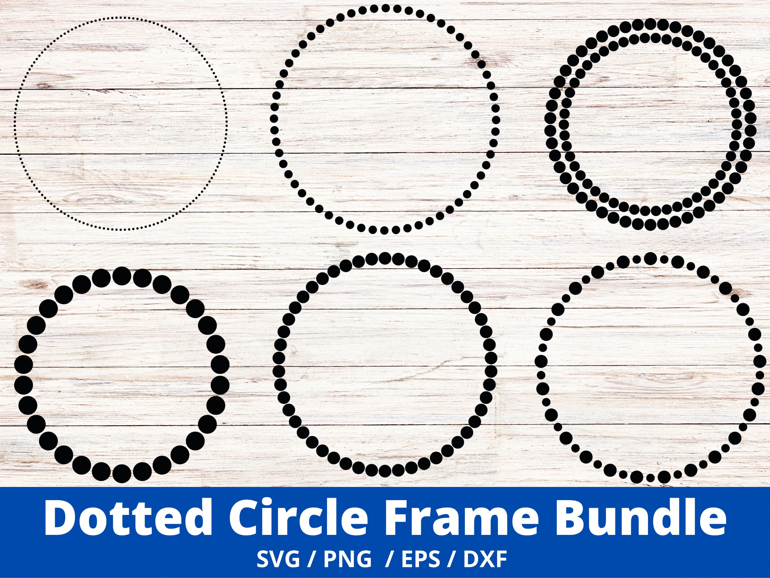 Dotted Circle Frame Clip Art